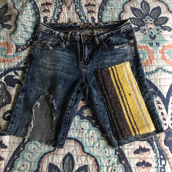 VIP | Shorts | One Of A Kind Repurposed Jean Short 34 | Poshmark